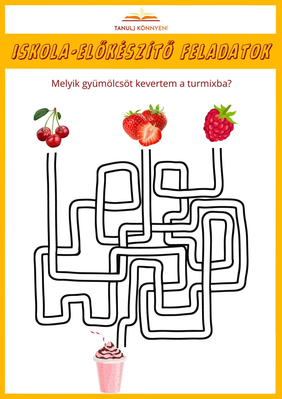 Labirintus feladatok (letölthető feladatlapok) - Tanulj könnyen!